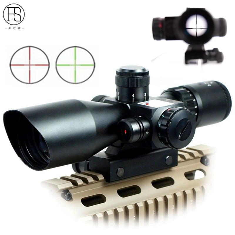 M9 Hunting Tactical 2.5-10x40 Red/green Mil-dot Optics Illuminated ...