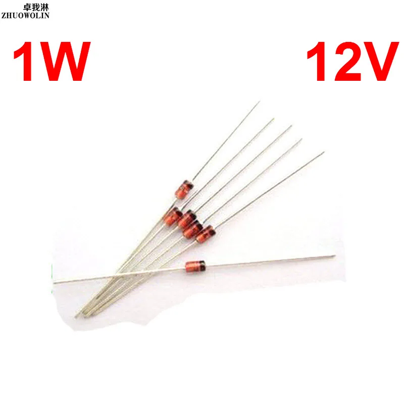Aliexpress.com : Buy 50PC/Lot 1N4742 DIP Zener Diode 12V 1W Free ...