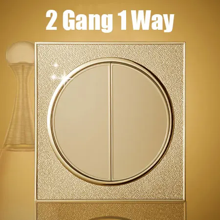 Circular Push Button Light Switch