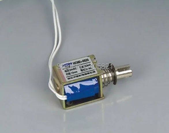 24vdc Pull Hold/release 10mm Stroke 1.1kg Force Electromagnet Solenoid ...