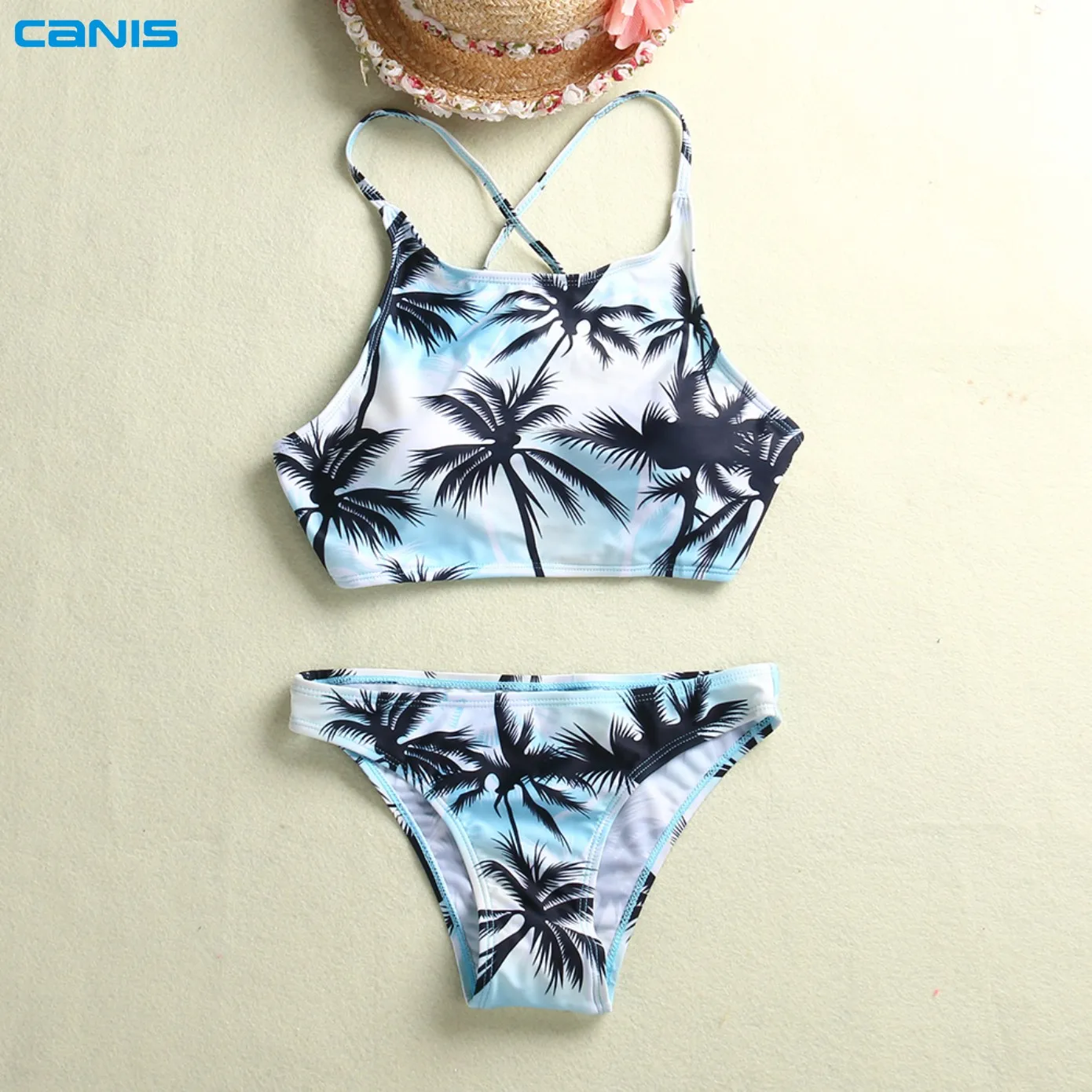 Print Bikinis Set Bikini Set High Neck Bikini Set Swimsuits My Xxx