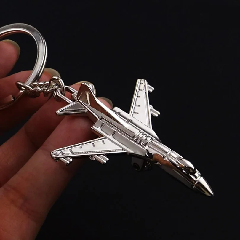1pc Model aircraft keychain airplane model key rings Fighter model ...