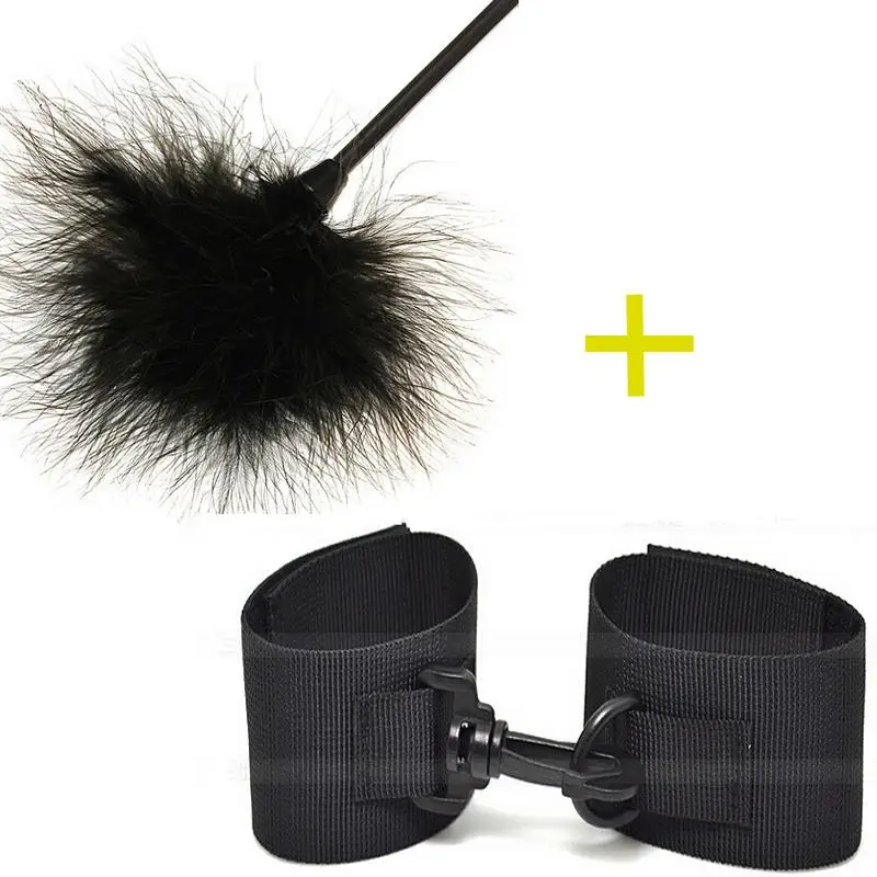 Women Bondage Restraint Fetish Nylon Ribbon Fixed Handcuffs And Soft ...