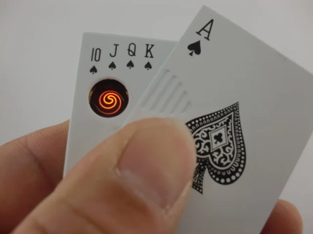 Poker Modeling Usb Lighter Lighters With Paper Money Function USB ...