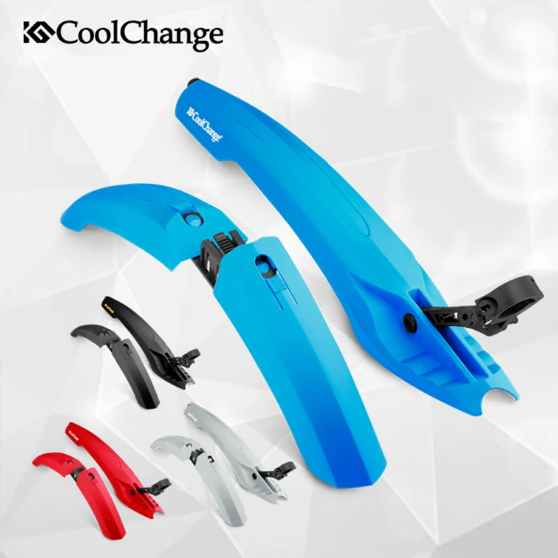 2017 New Flectional Bike MTB Front Rear LED Mudguard Set 26 Bicycle ...