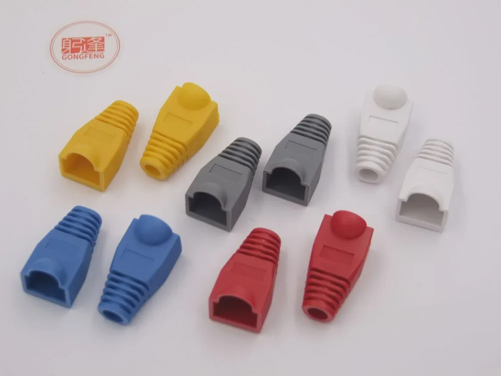 500pcs NEW RJ45 Connector Environmentally friendly Crystal Head ...