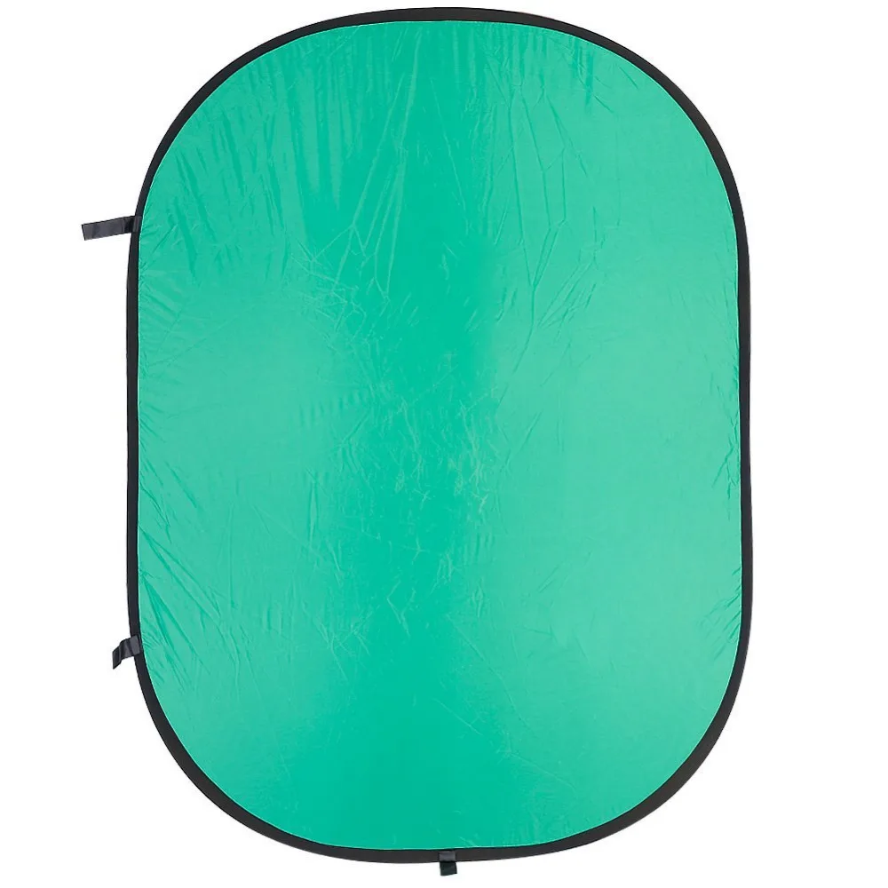 Pop Up Oval Backdrop – Collapsible, Reversible 5″ x 6.5″ - BuyGreenScreens