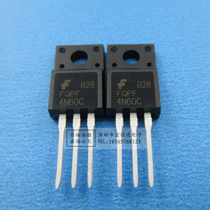 4N60 FQPF4N60C FQPF4N60 4A 600V MOS FET TO 220F new original|fet ...