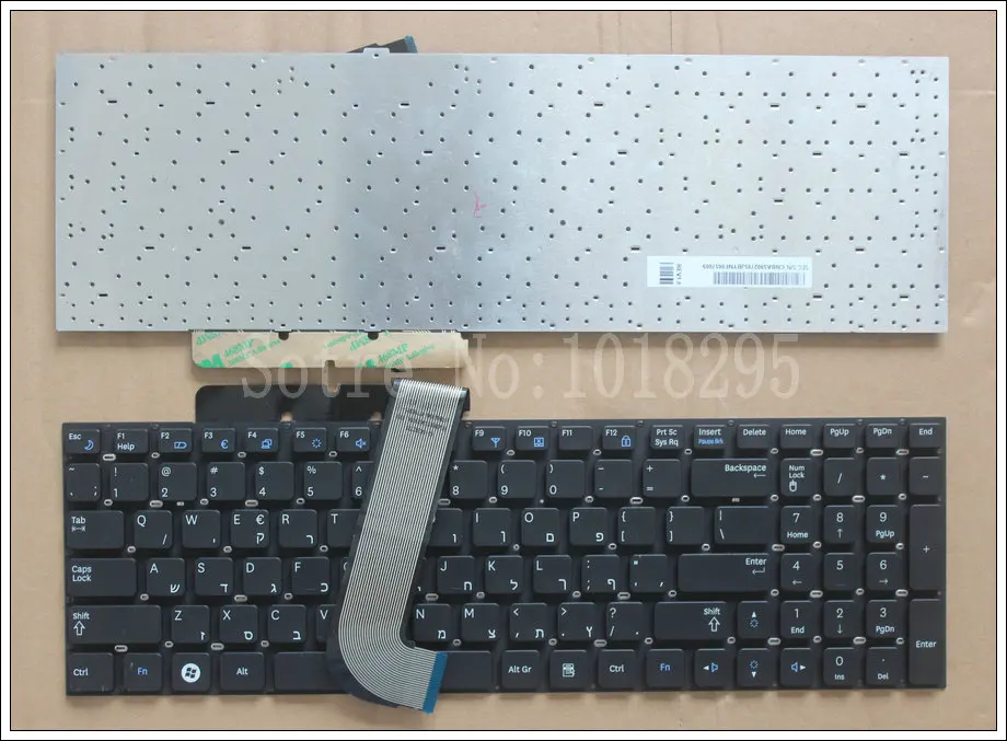 NEW Hebrew Laptop Keyboard For Samsung RF712 RF710 RF711 RF730 Black HB ...