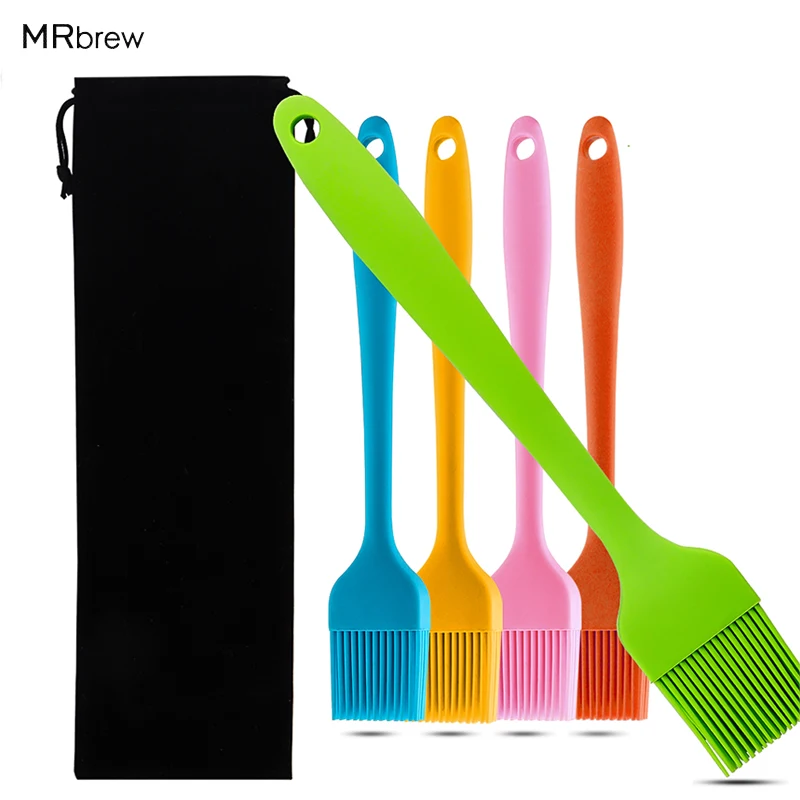 Bbq Silicone Basting Brush Barbecue Sauce Baster Baking Cooking Pastry