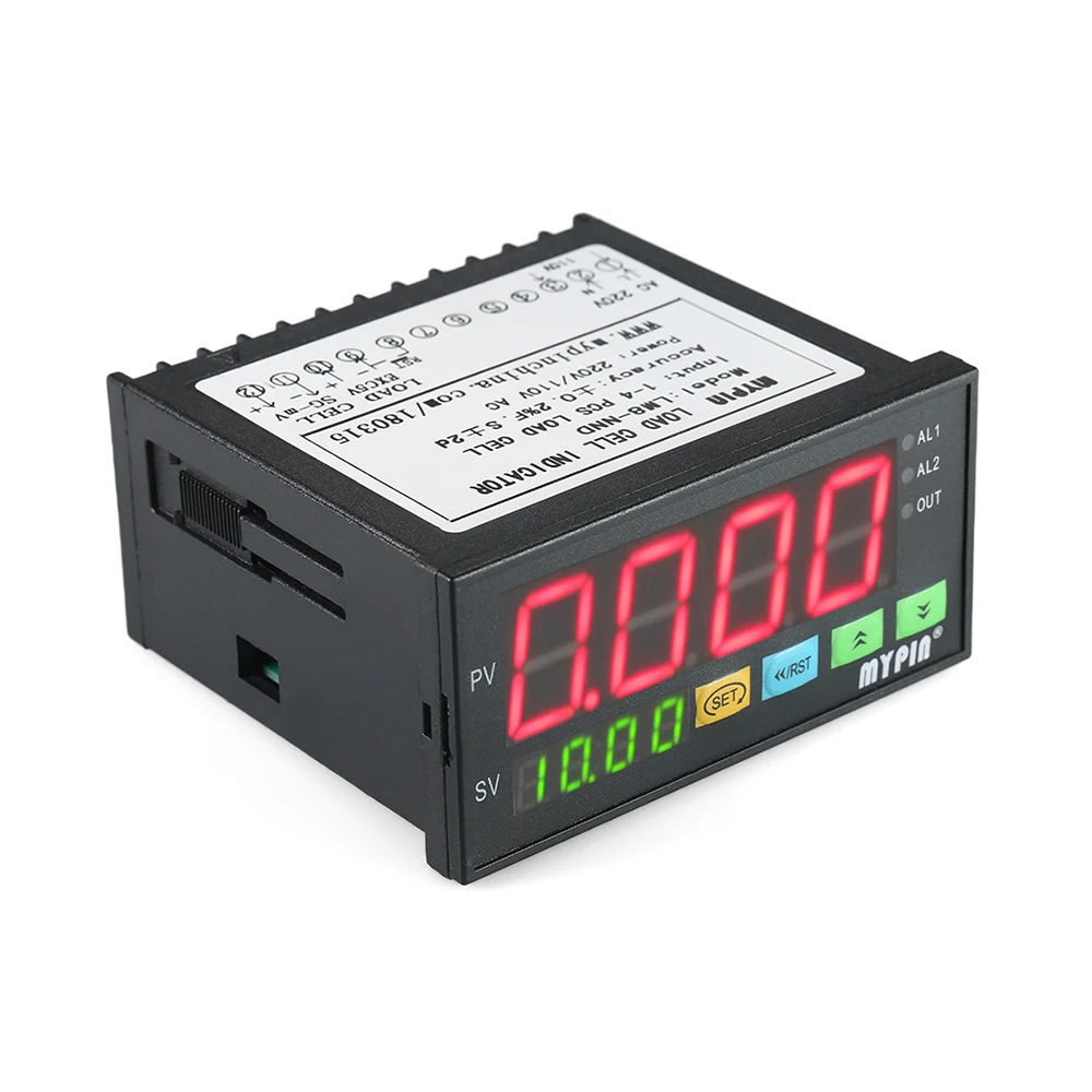 Digital LED Display Weighing Meter Load cells Indicator 1~4 Load Cells ...