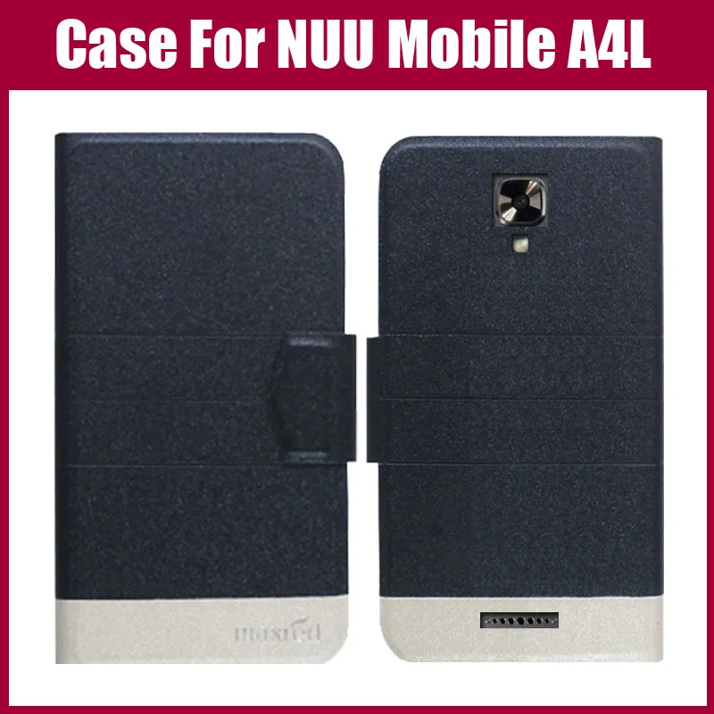 Hot Sale! NUU Mobile A4L Case High Quality 5 Colors Fashion Flip Ultra ...