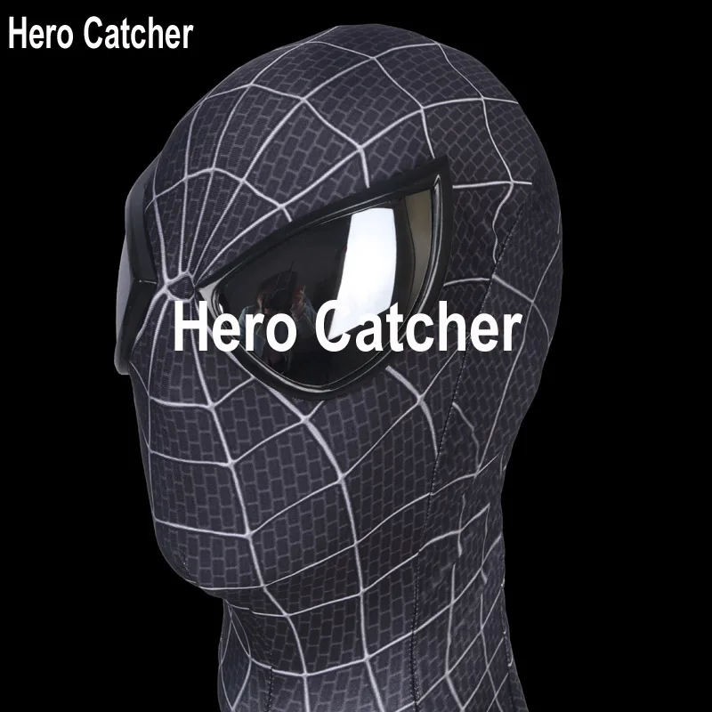 Hero Catcher Top Quality Black Spiderman Costume Classic Black Spider ...