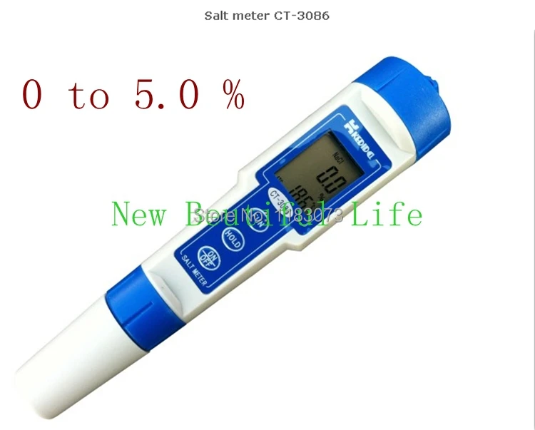 Salt Meters Pen Digital Salinity Meter Range:0.0 ~ 5.0% Salinometer ...
