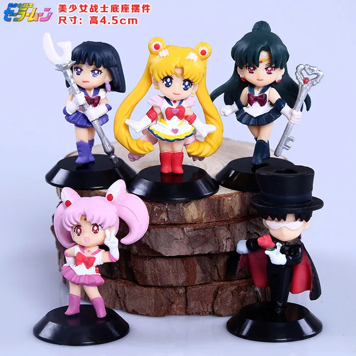 Sailor Moon Tsukino Usagi Sailor Saturn Chibi Usa Tuxedo Mask Chiba ...