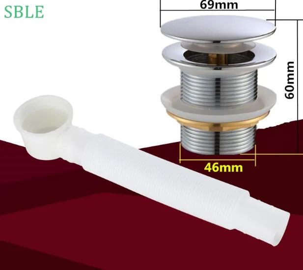 Sble Fabriek Maken Badkamer Bad Messing Pop Up Afvoer Douche Wastafel ...