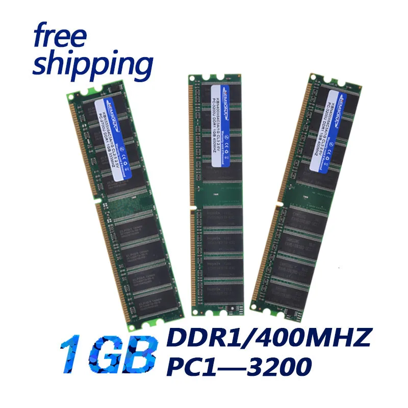 KEMBONA Promotion+Free shipping Memory Ram DDR1 1G 400Mhz 1GB PC 3200 ...