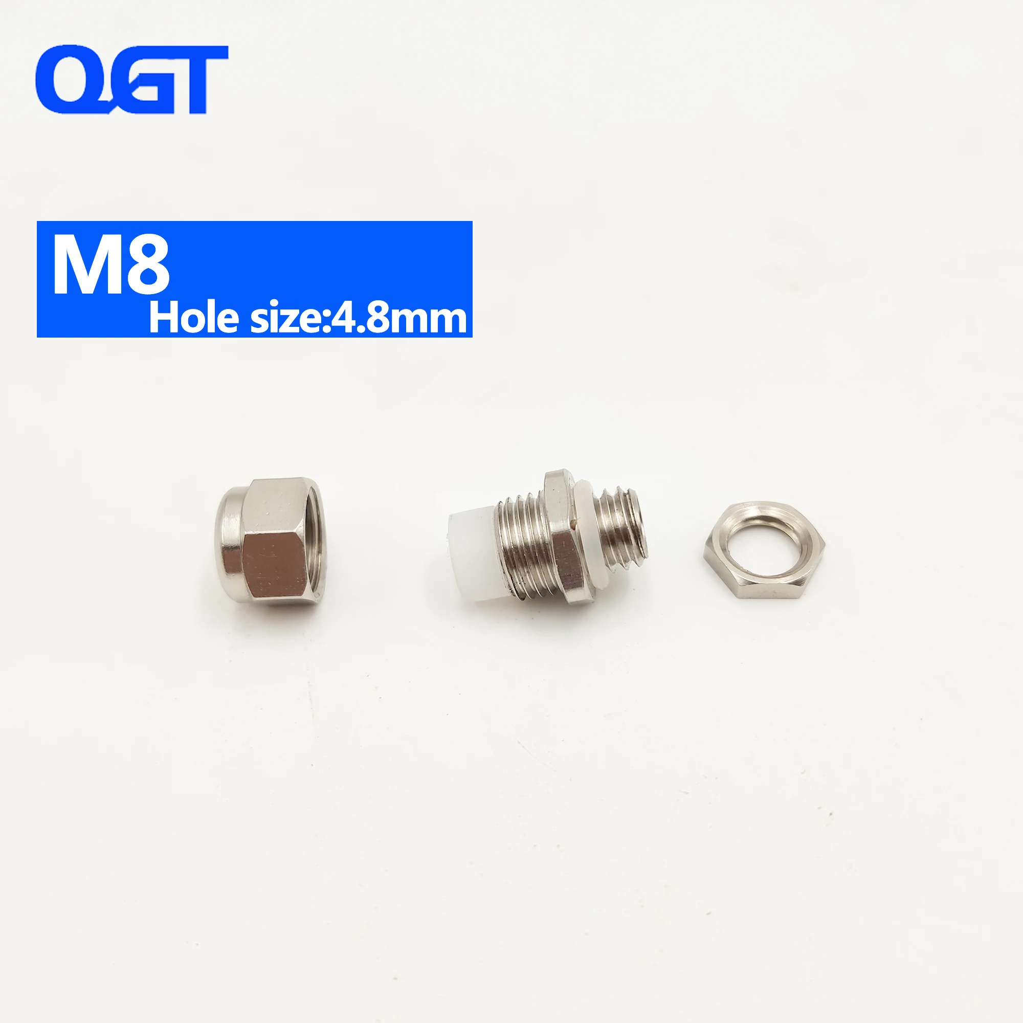 Высококачественное водонепроницаемое металлическое уплотнение кабеля IP68 M8 латунный кабельный ввод