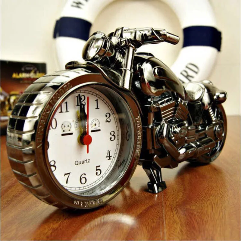 Hot Creative Motorcycle Motorbike Pattern Alarm Clock Desk Clock ... Hot Creative Motorcycle Motorbike Pattern Alarm Clock Desk Clock ...