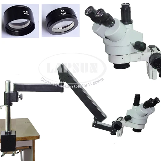 3-5X-90X-Trinocular-Industrial-Inspection-Zoom-Stereo-Microscope ...