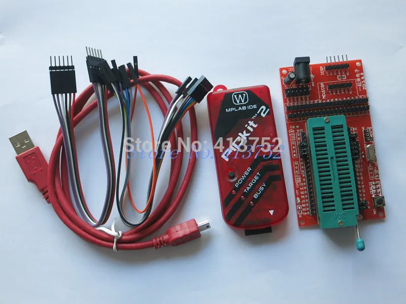 Pickit2 Programming Emulator Pic Kit2 Microcontroller Minimum System Board Development