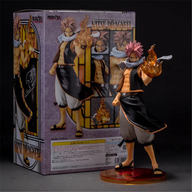 Japanese Cartoon Anime Fairy Tail Natsu Dragneel PVC Action Figure ...