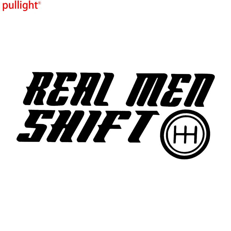 Real men shift save the handles 5 6 speed car window vinyl sticker ...