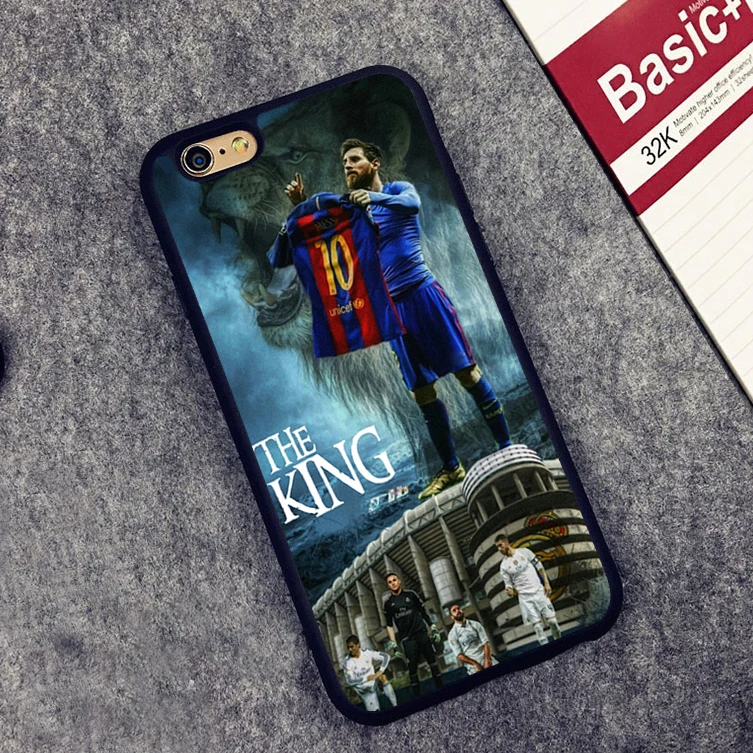 Sport Football Soccer king Star Messi lion Soft Silicone Protective ...