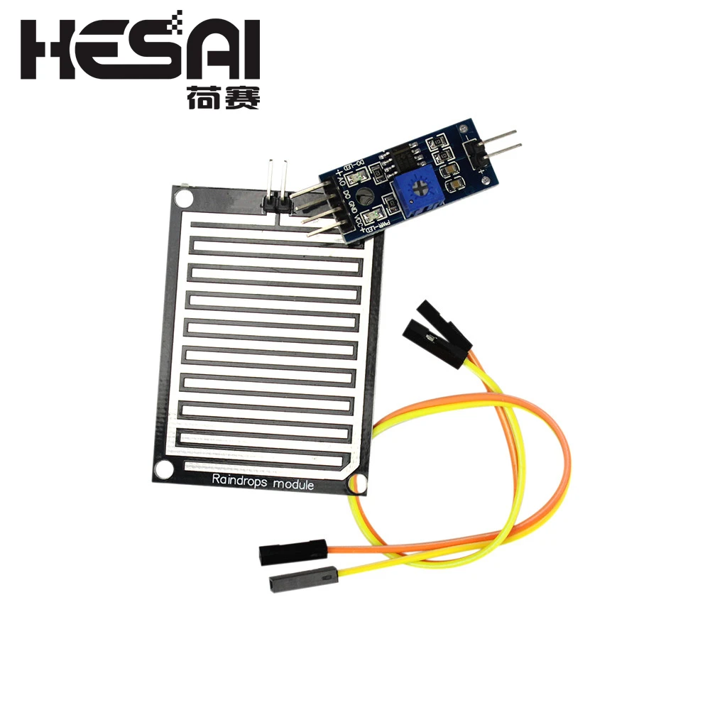3.3-5v Rain Raindrops Sensitive Detection Sensor Module Weather Humidity For Arduino Diy Kit ...