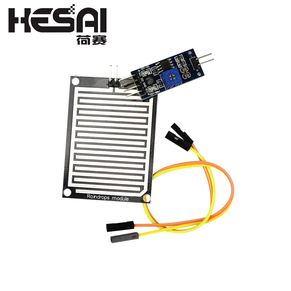 Capteur de détection sensible de gouttes de pluie 3.3 5V, Module d ...
