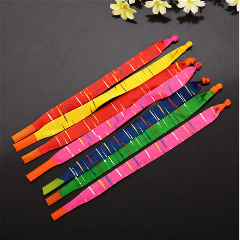 100pcs-Latex-Balloons-Air-Balloons-Rocket-Ballon-Assorted-Colors-Long ...