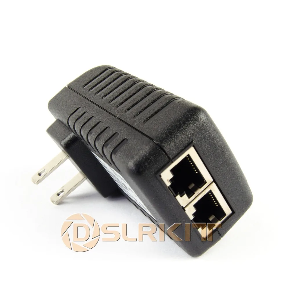 Gigabit 48V PoE Injector Adapter Power Over Ethernet 802.3at AF UBNT AP ...