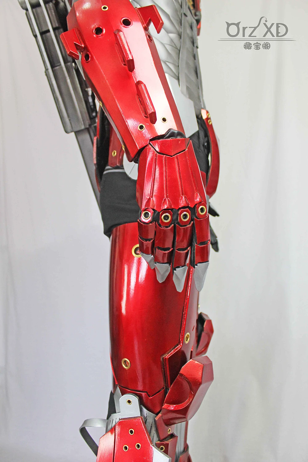 Metal Gear Red Raiden Cosplay Full Set With Weapon Mask Shoes Armor ...