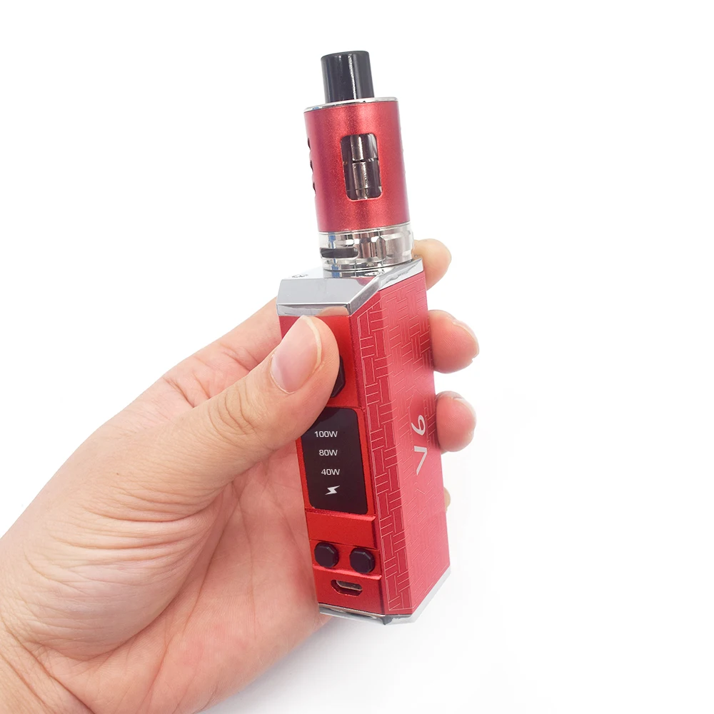 Original Electric Cigarette V6 100W MOD KIT 2600mah Built-in Battery ...