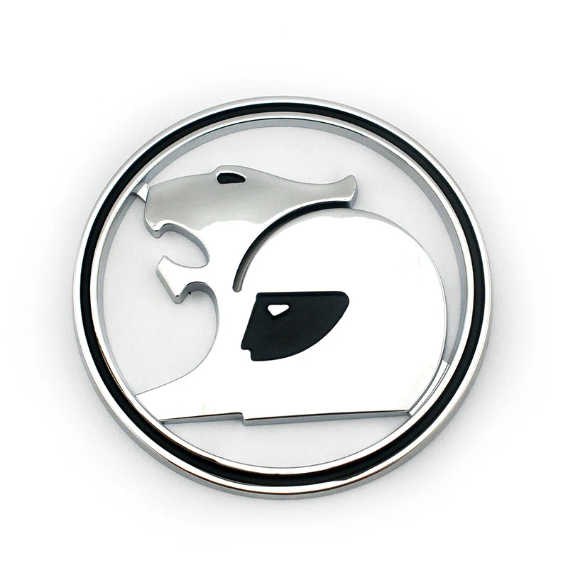 Chrome Color Customs Auto Badge Wheel Steering Decoration 69MM Hsv Lion ...