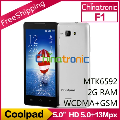 Original Coolpad F1 Plus 8297 w 01 movil multilínea langauge Android 4. ...