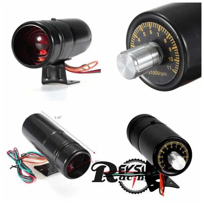 Glowshift Tachometer GlowShift Red LED Tachometer Shift Light 4 6 8 ...