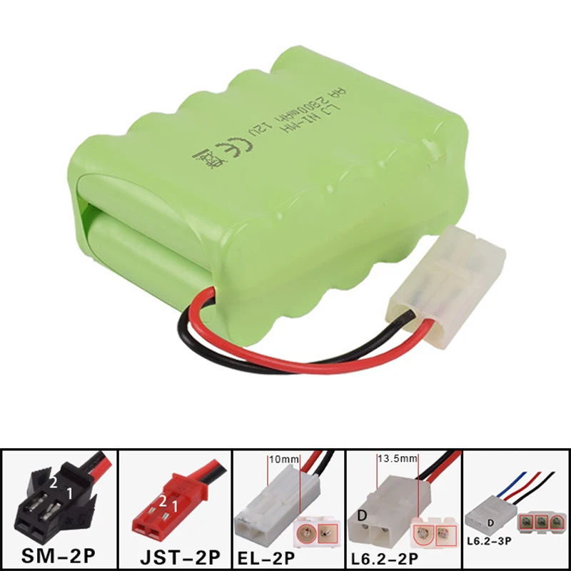12v 2800mah Aa Ni-mh X Battery Electric Toys Remote Car Ship Robot ...