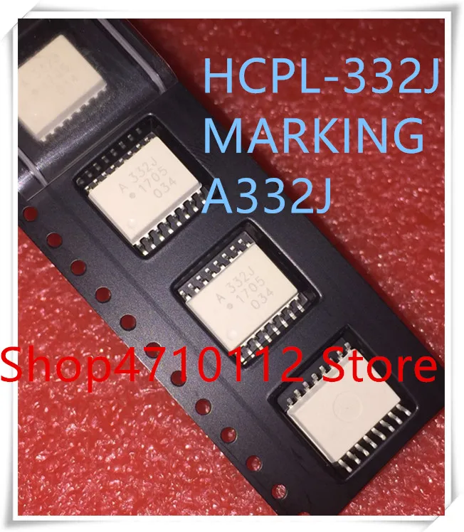 Nuevo 10 unids/lote A332J 332J ACPL 332J HCPL 332J 500E SOP 16 IC|Accesorios de batería y ...