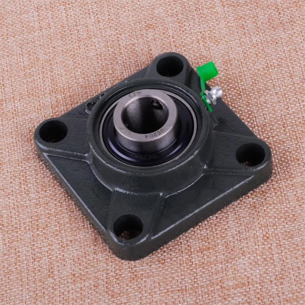 LETAOSK UCF204 20mm Housing 4 Bolt Mounted Bearing Bore Square Flange Pillow Block