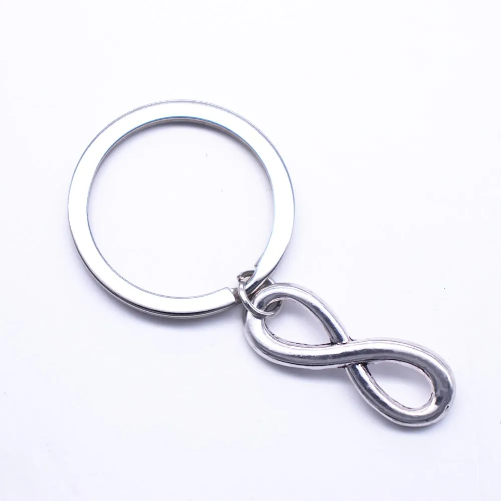 Eco friendly Zinc Alloy Metal Infinity Symbol Charm Key Chain Key Rings ...