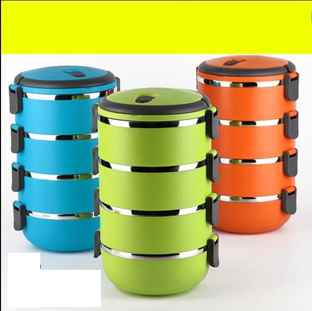 Hot Sell Stainless Steel Food Box Heat Insulation Barrels Leak Proof ...