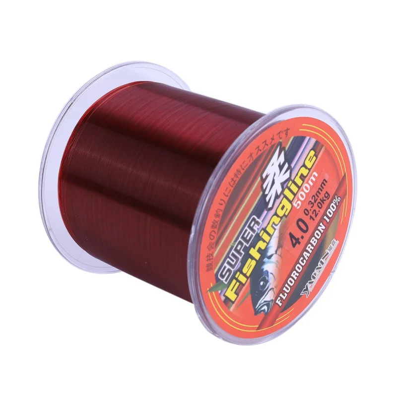 Fishing Line 500M High Weight Nylon Monofilament Super Strong Abrasion ...