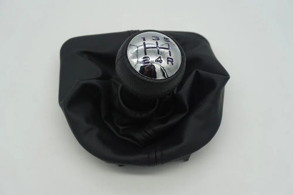 Black-5-Speed-PU-Gear-Shift-Knob-Boot-For-Peugeot-107-207-307-406 ...