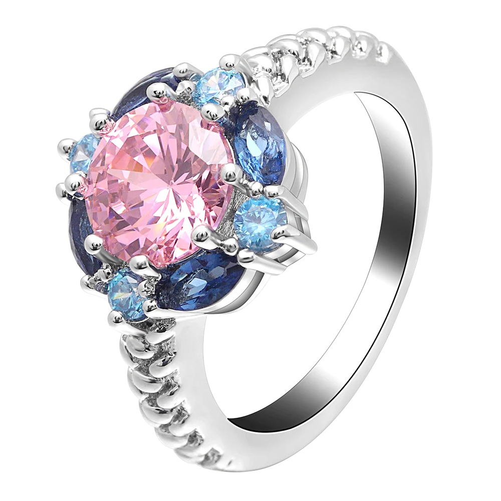 Ufooro-Pink-Blue-luxury-wedding-ring-for-women-Jewelry-zircon-inlay ...