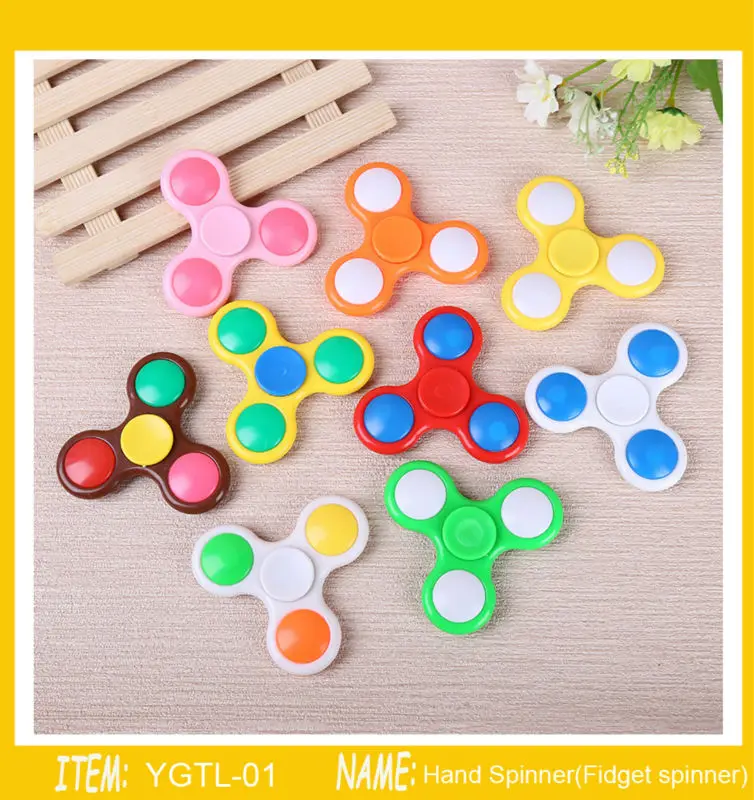 100/PCS Creative Fidget Spinner Professional Hand Spinner Colorful LED ...
