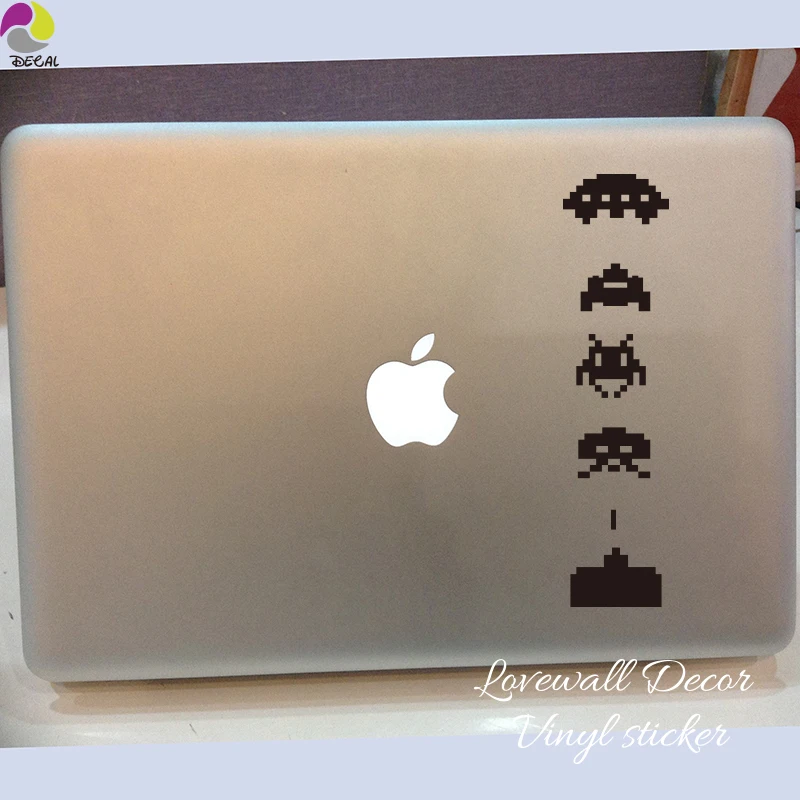 Space Invaders wall sticker Kids Room Child room Retro Classic Video ...