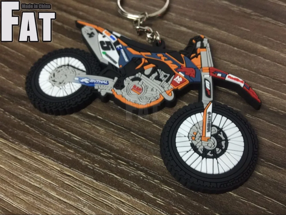 motorcycle keychain 3D soft suitable for Ktm 390 200 125 duke style Key ...
