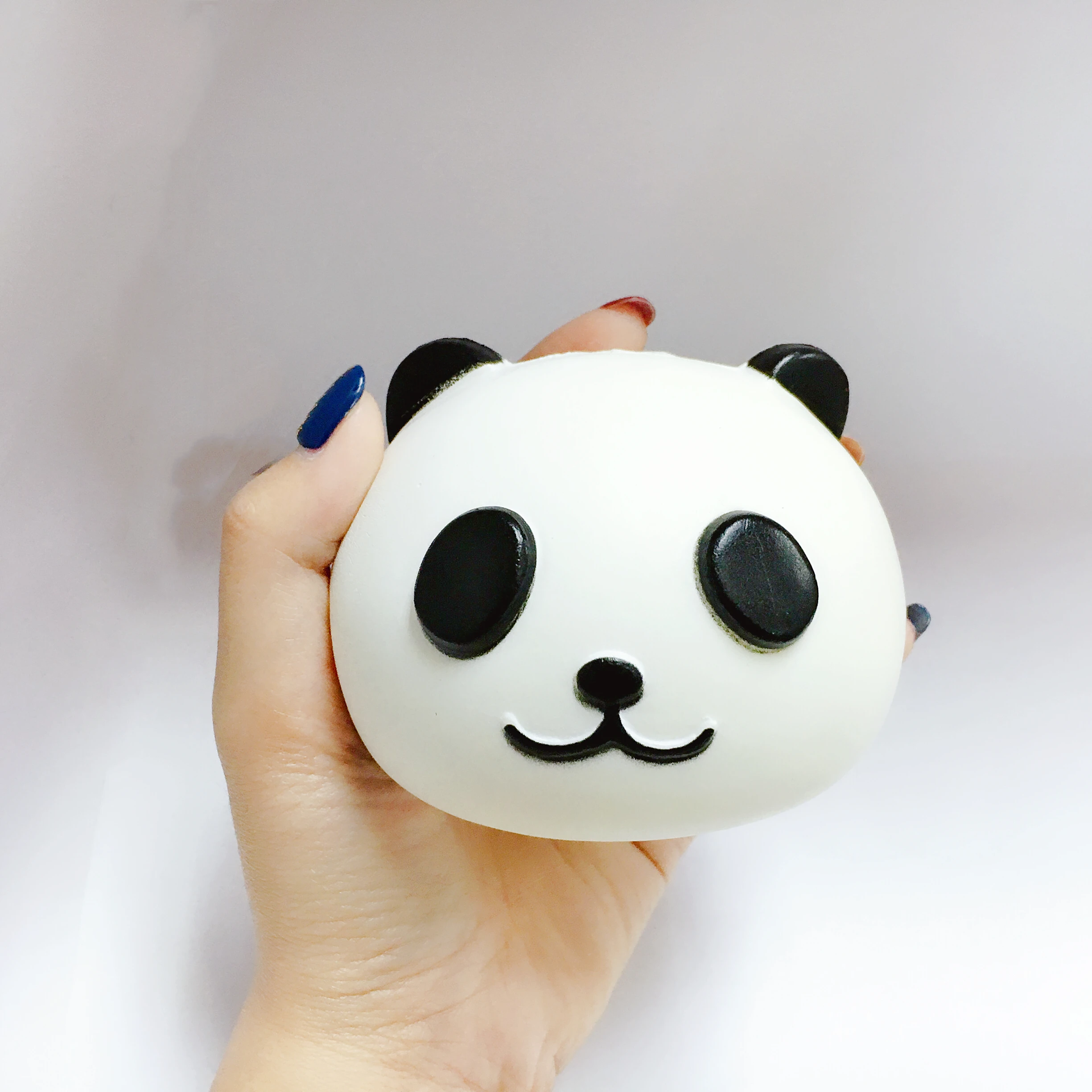 1PCS Cute Panda Emoji Face Squishy Super Slow Rising Straps Soft ...