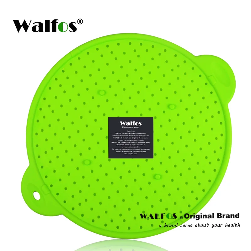 WALFOS 3 in 1 Splatter Screen Splatter Guard Kitchen Strainer Trivet ...